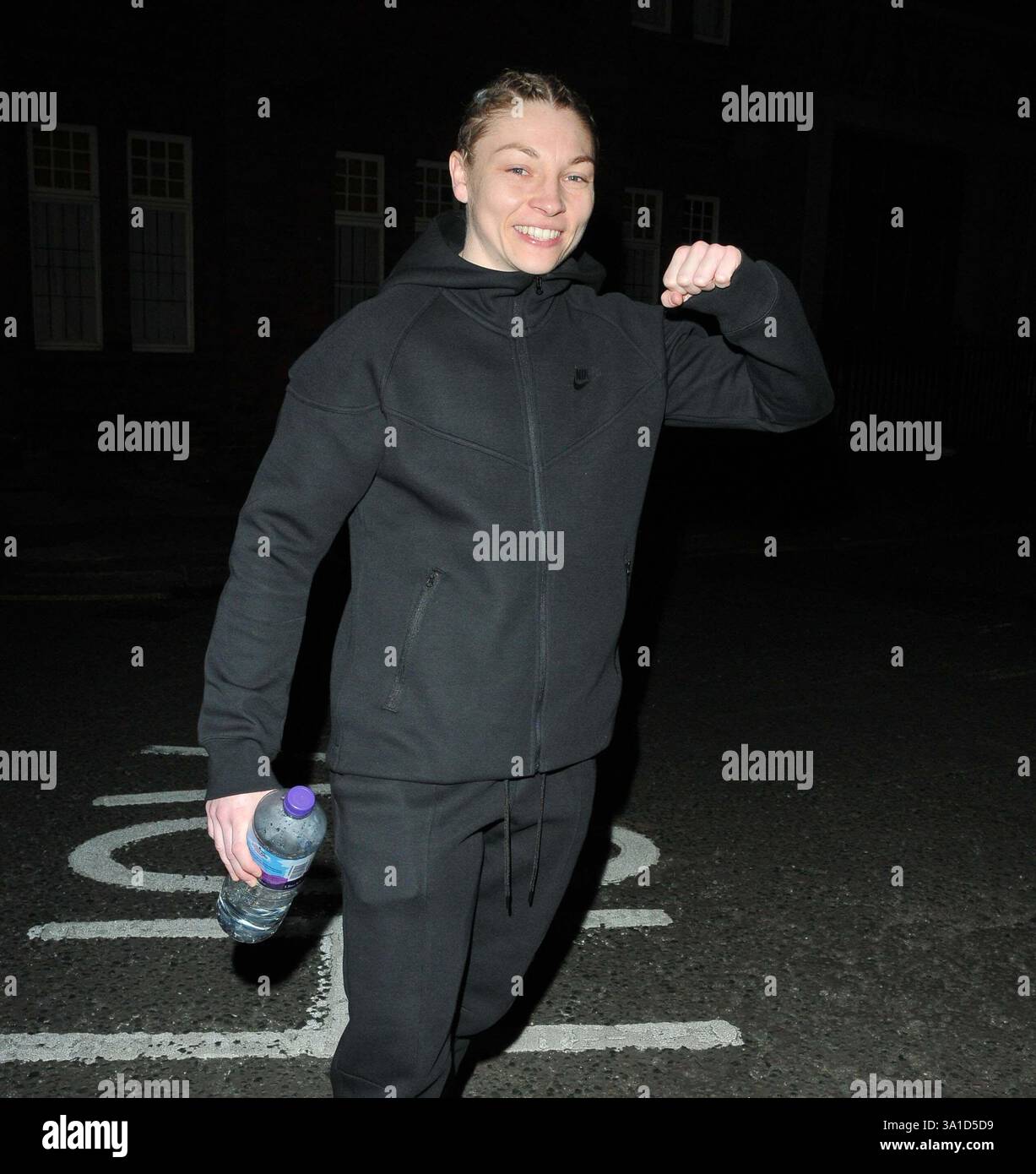 Lauren Price at the Tasha Jonas vs Lauren Price world title unification ...