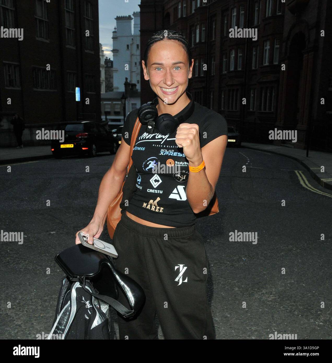 Raven Chapman at the Tasha Jonas vs Lauren Price world title ...