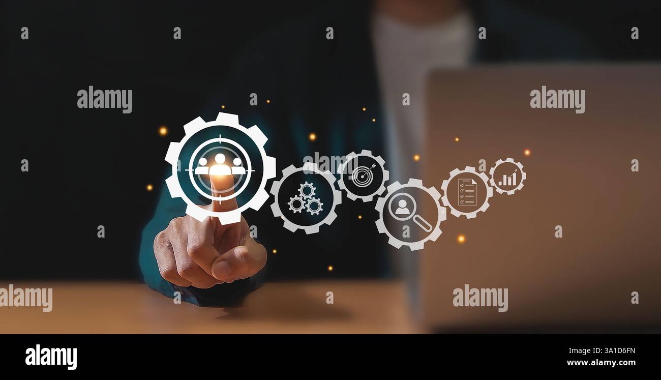 The concept of targeting marketing for target customers Stock Photo - Alamy