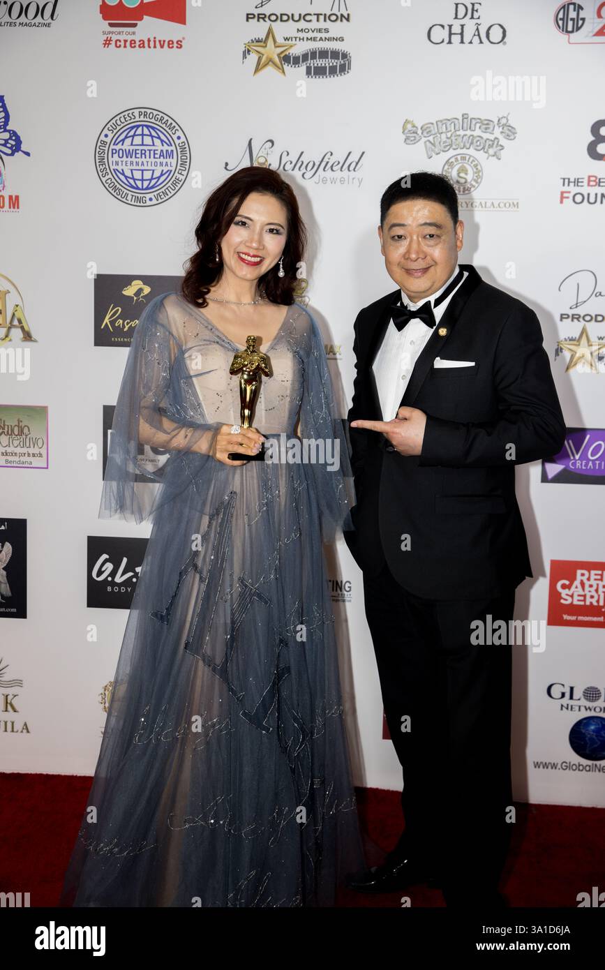Joey Zhou, TV Host/ LABA founder & Freda Ou /LABA Asian CEO attends the ...