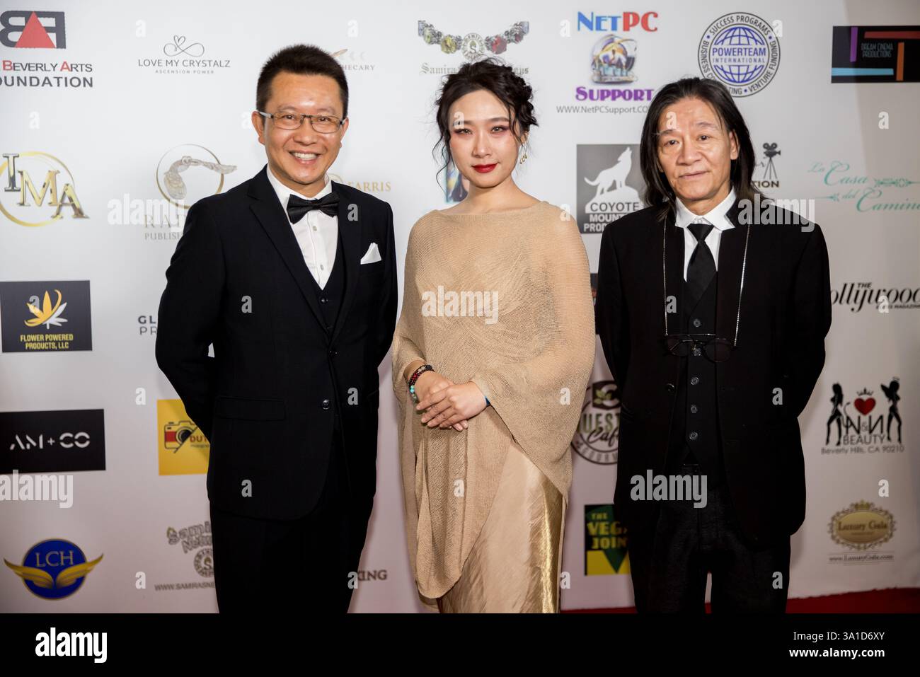 Artists Wenkang Xue, Tian Chen & Jun Tan at the Luxury Gala Academy ...