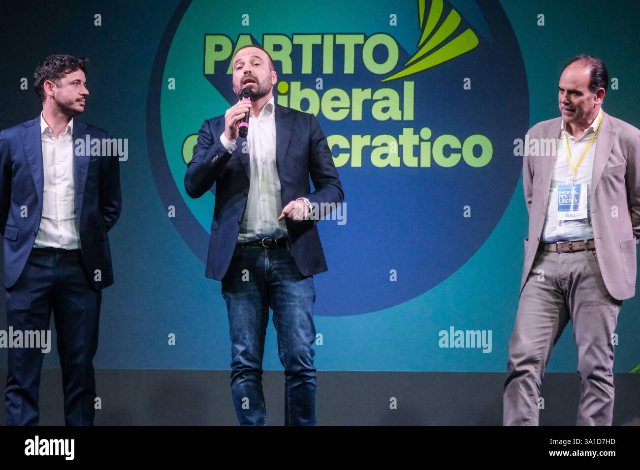 Roma, Italia. 08th Mar, 2025. Roberto Bellia, Luigi Marattin, Andrea ...
