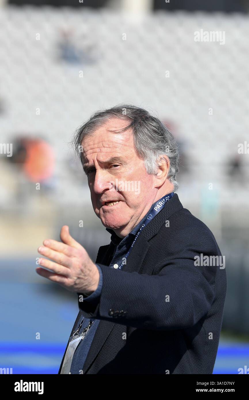 Pierre FERRACCI (President Paris Fc PFC) during the ligue 2 BKT match ...