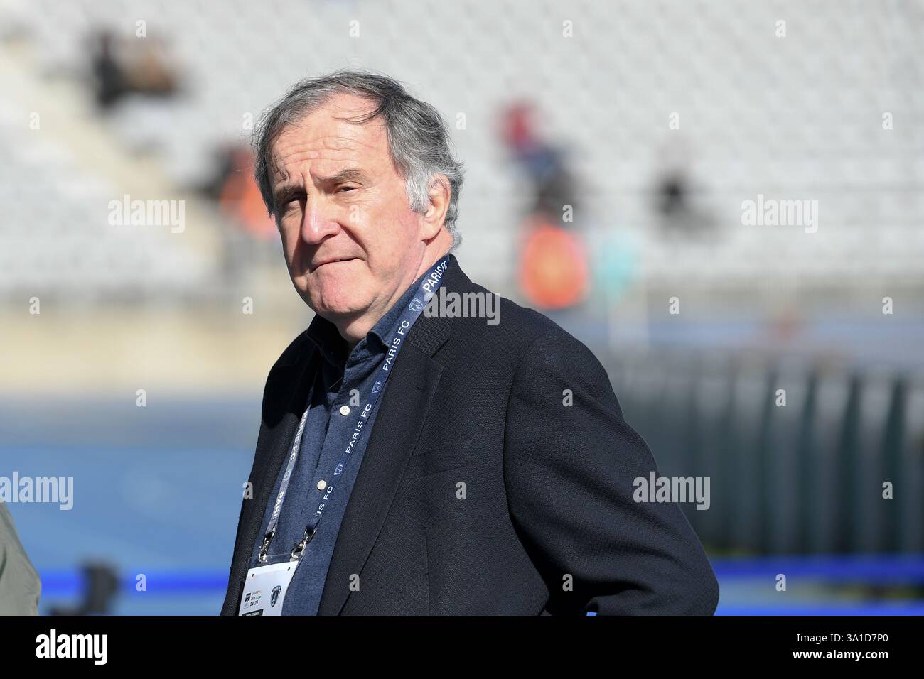 Pierre FERRACCI (President Paris Fc PFC) during the ligue 2 BKT match ...