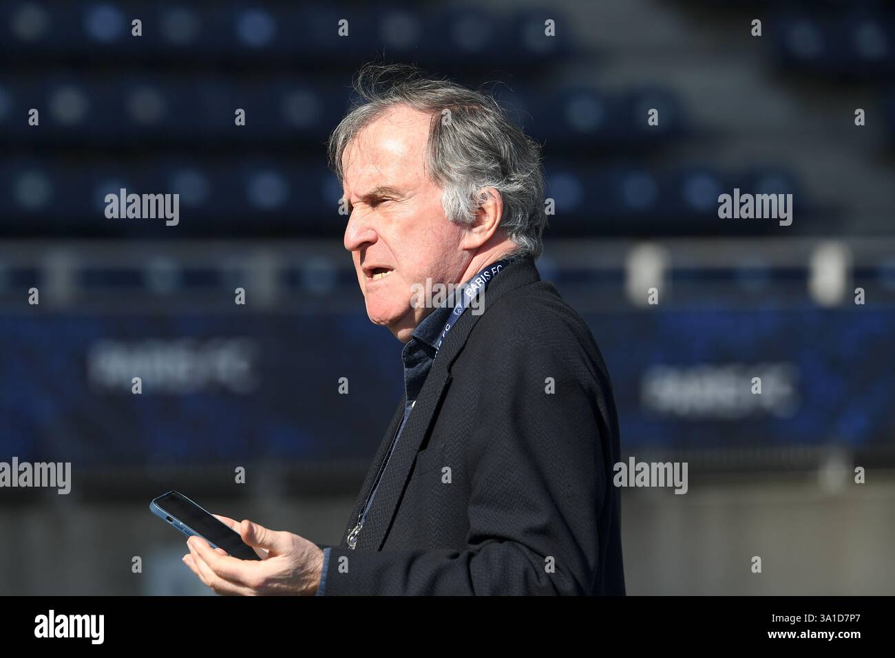Pierre FERRACCI (President Paris Fc PFC) during the ligue 2 BKT match ...