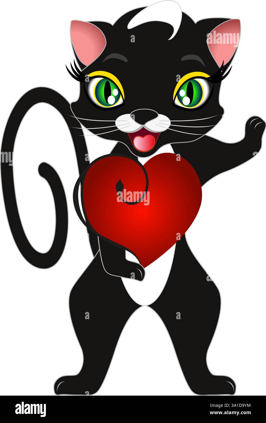 Heart smile text on Stock Vector Images - Alamy