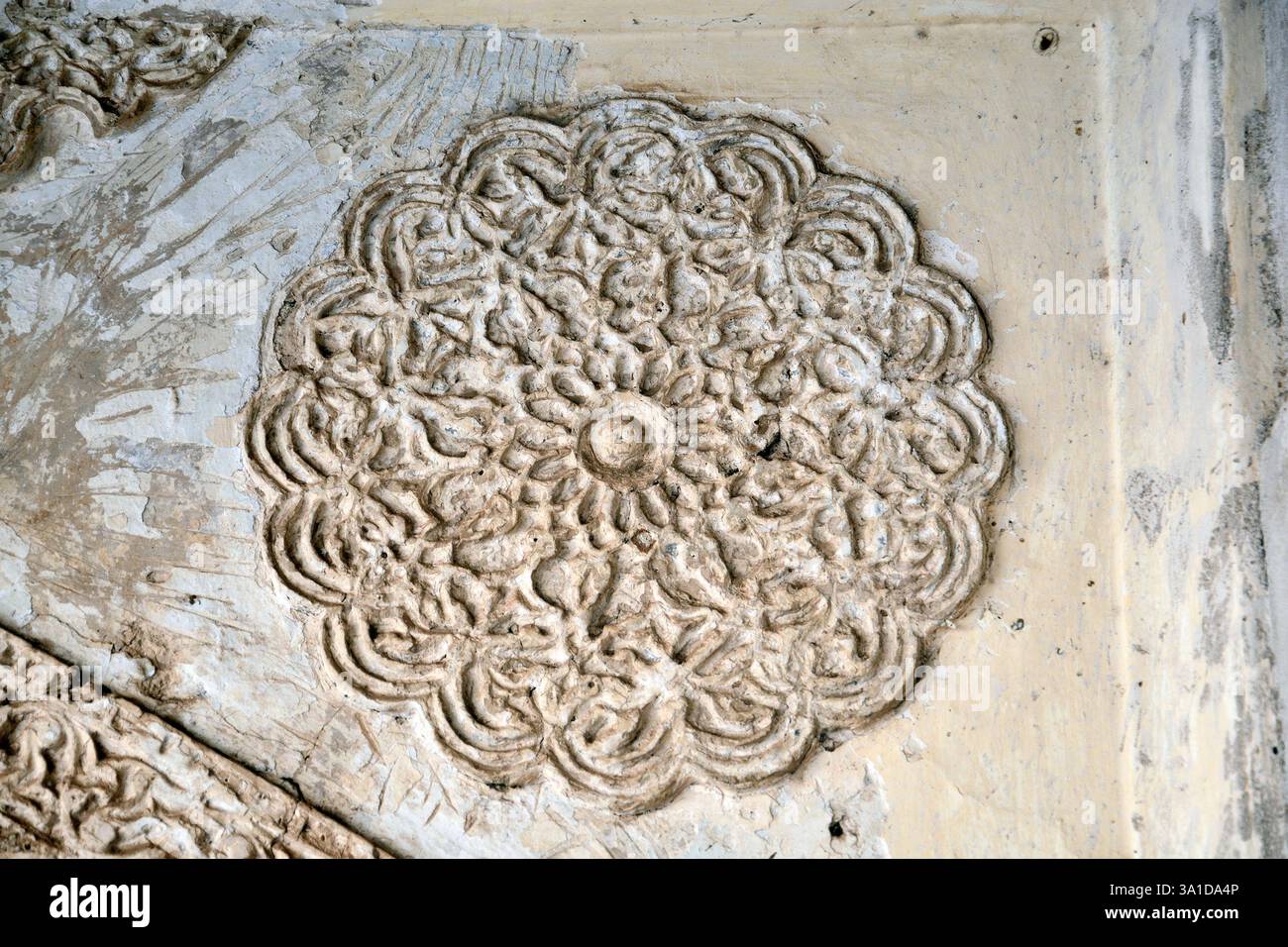 Inner view of the Rangeen Mahal, Bidar fort complex, built by Sultan ...