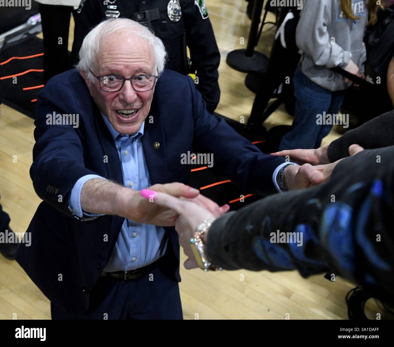 Somers, Wisconsin, USA. 7th Mar, 2025. U. S. SEN. BERNIE SANDERS (D ...