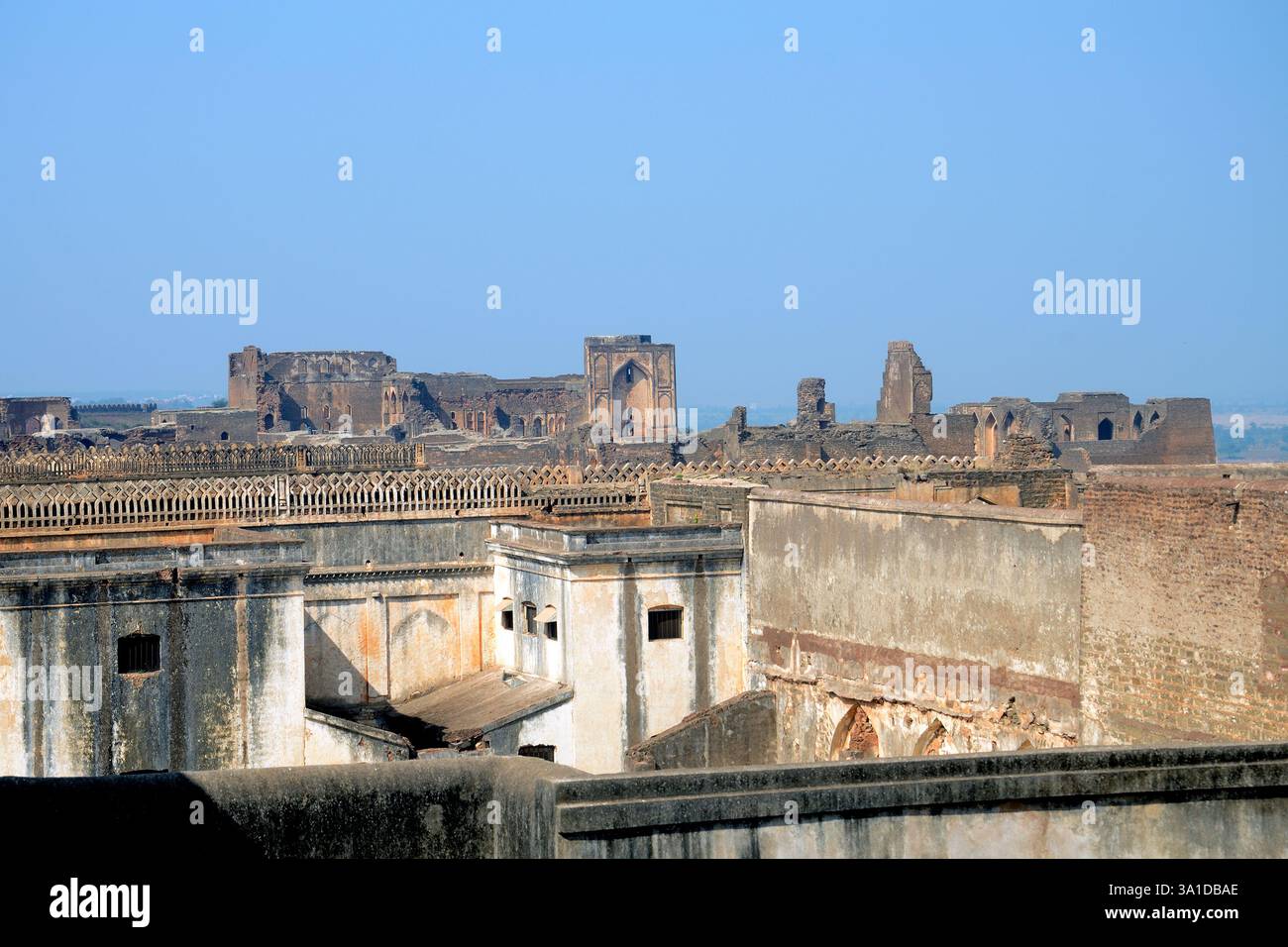 Outer view of the Rangeen Mahal, Bidar fort complex, built by Sultan ...