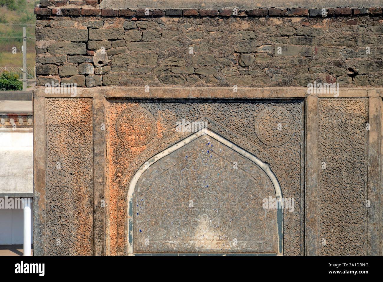 Outer view of the Rangeen Mahal, Bidar fort complex, built by Sultan Alla-Ud-Din Bahman in 1427 ...
