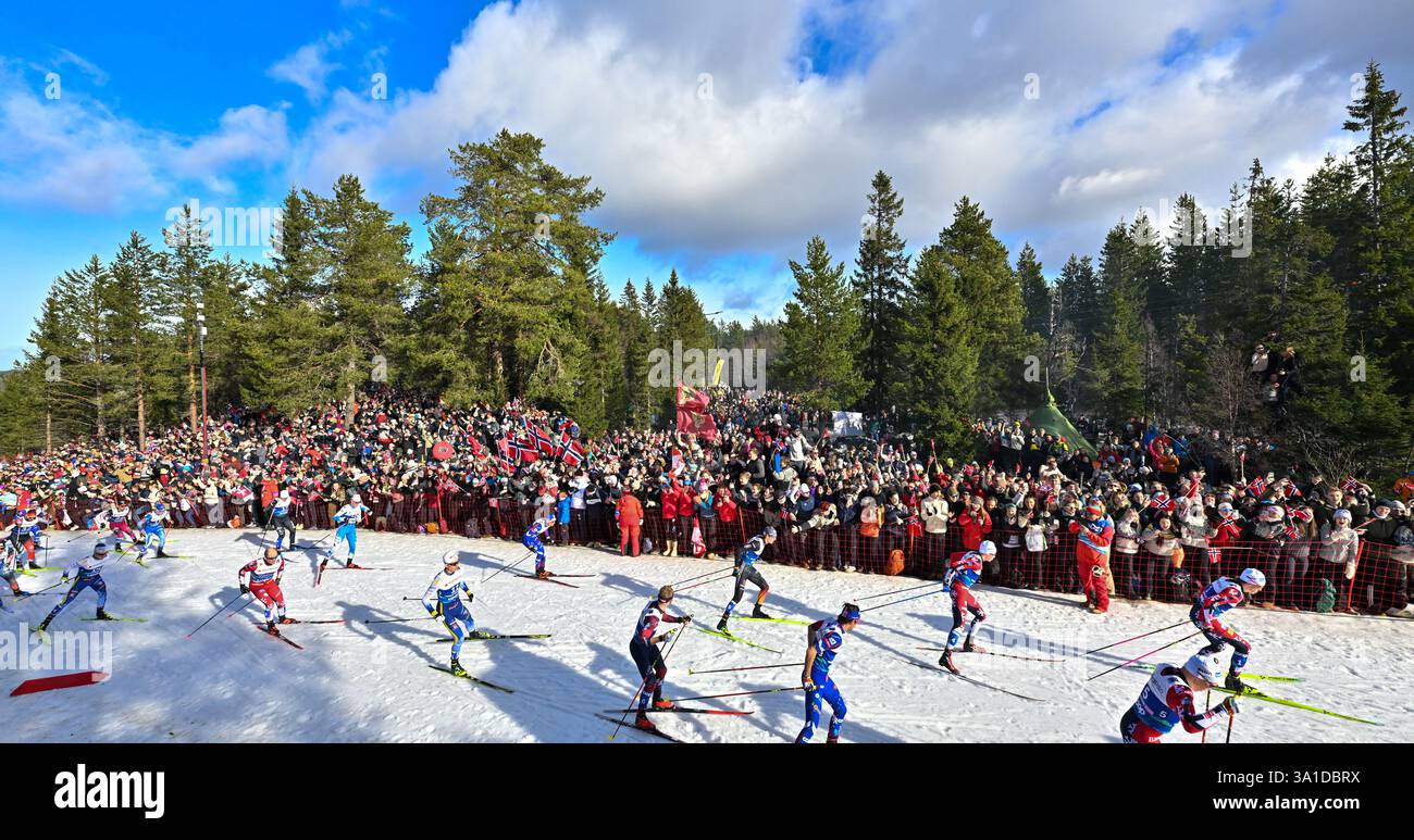 Trondheim, Norway. 08th Mar, 2025. Nordic skiing, World Championships ...