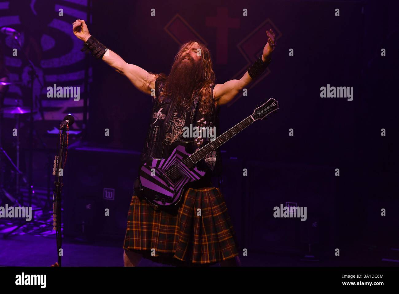UK. 07th Mar, 2025. LONDON, ENGLAND - MARCH 07: Zakk Wylde of ‘Zakk ...