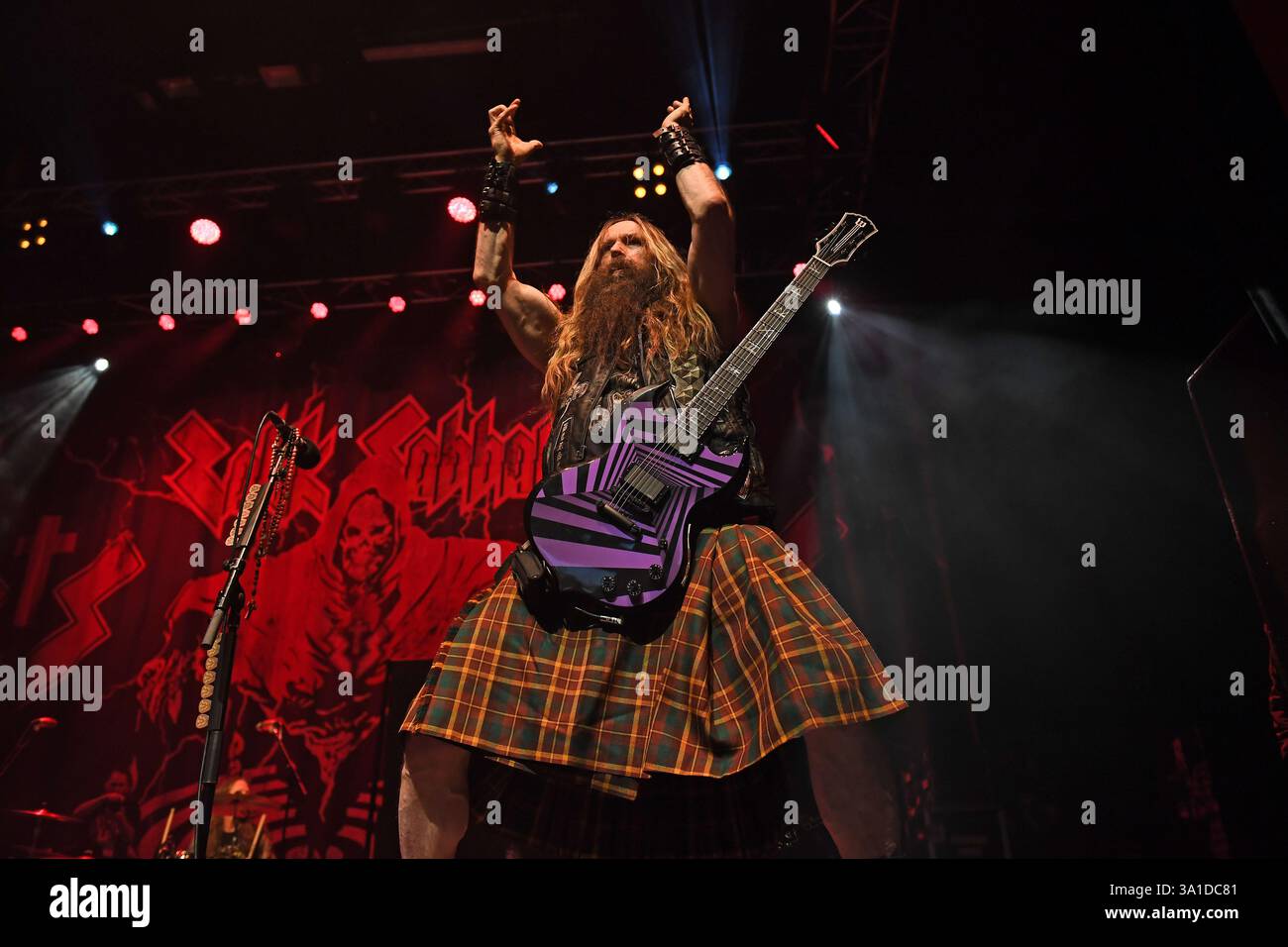 LONDON, ENGLAND - MARCH 07: Zakk Wylde of ‘Zakk Sabbath’ performing at Shepherd’s Bush Empire on ...