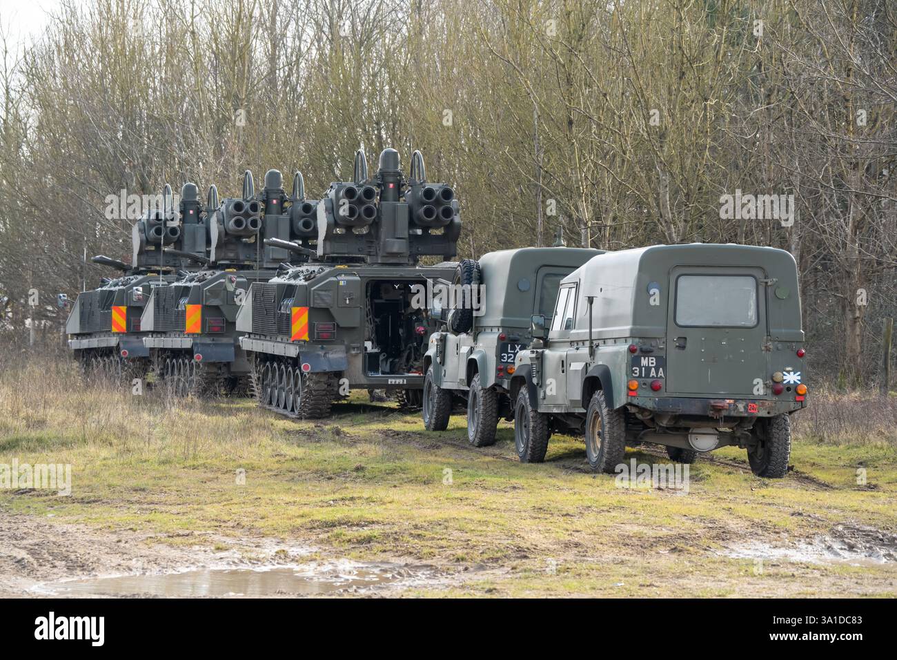 Close-up of a British Army Alvis Stormer Starstreak CVR-T tracked ...