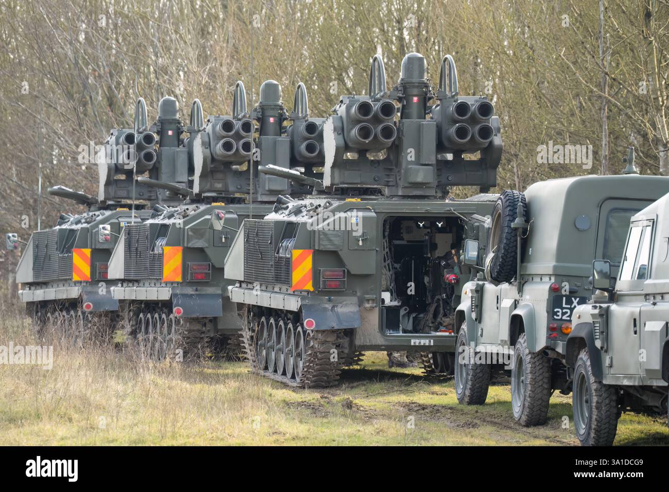 Close-up of a British Army Alvis Stormer Starstreak CVR-T tracked ...