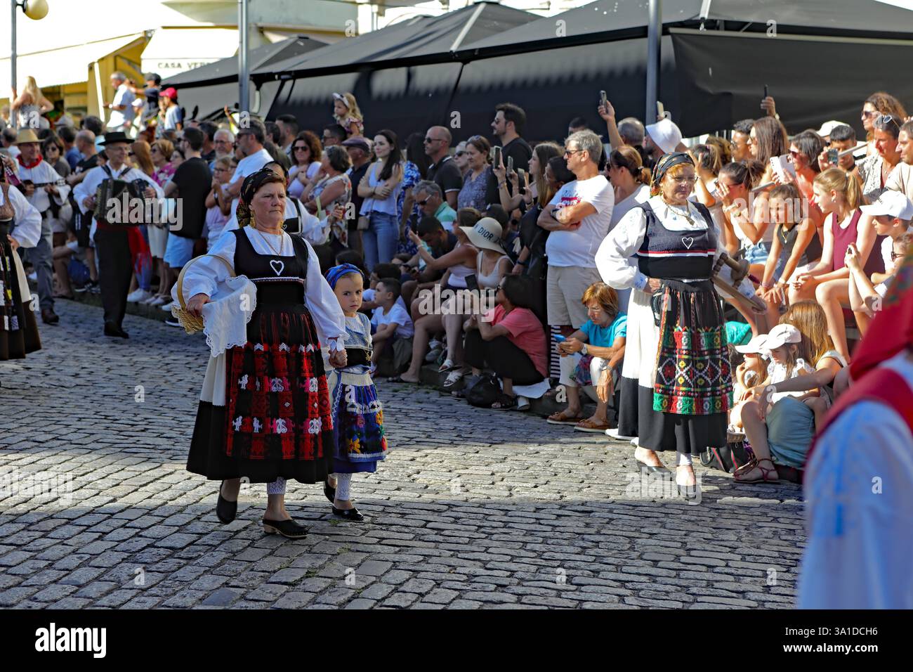 Viana do Castelo, Portugal - August 15, 2023: Traditional folklore ...