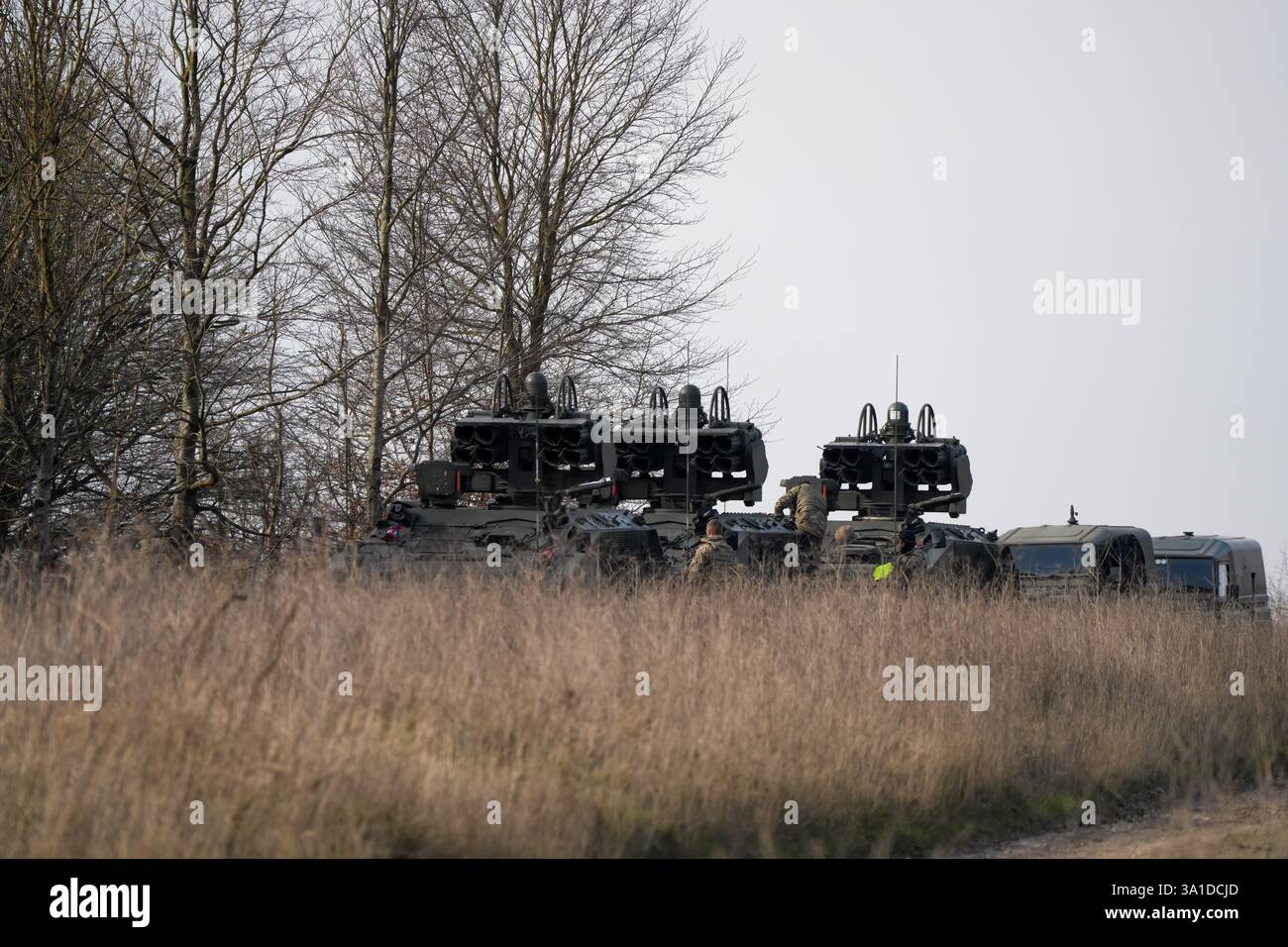 Close-up of a British Army Alvis Stormer Starstreak CVR-T tracked ...