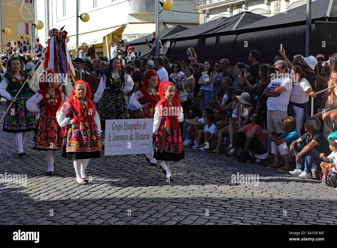 Viana do Castelo, Portugal - August 15, 2023: Traditional folklore ...