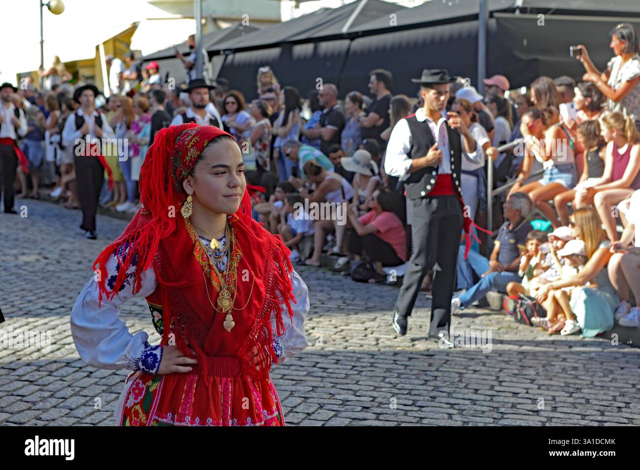 Viana do Castelo, Portugal - August 15, 2023: Traditional folklore ...