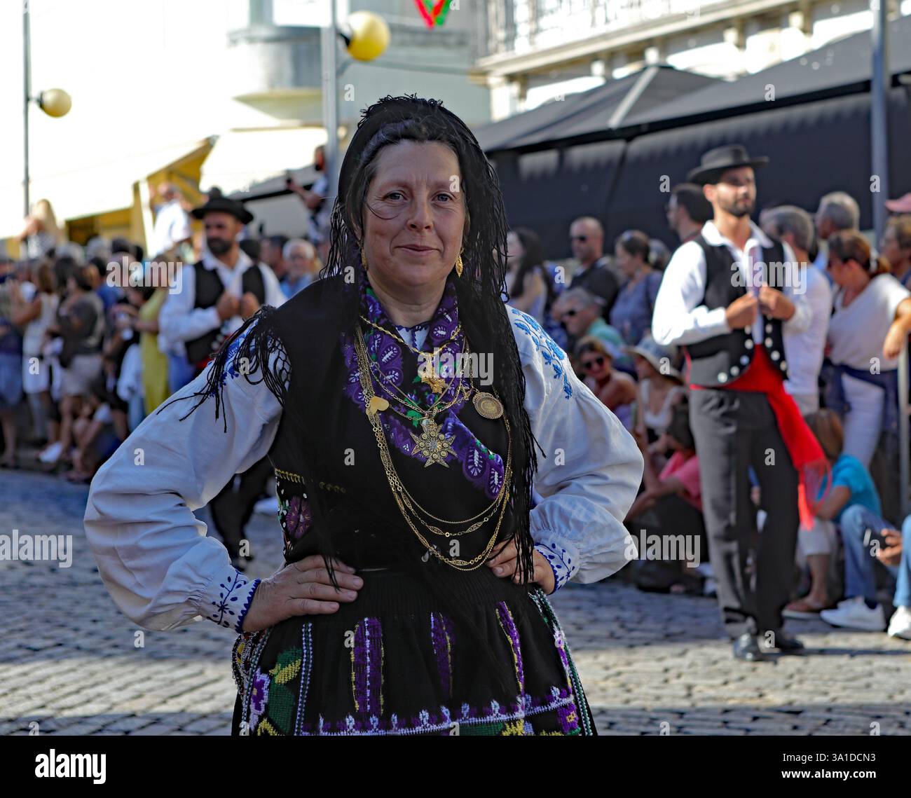 Viana do Castelo, Portugal - August 15, 2023: Traditional folklore ...