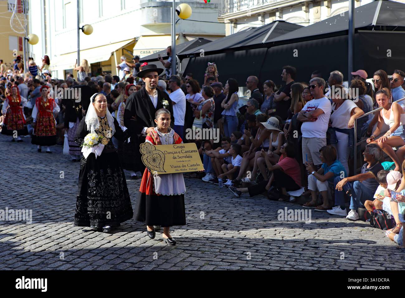 Viana do Castelo, Portugal - August 15, 2023: Traditional folklore ...