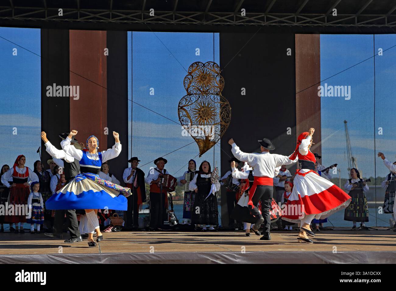 Viana do Castelo, Portugal - August 15, 2023: Traditional folklore ...