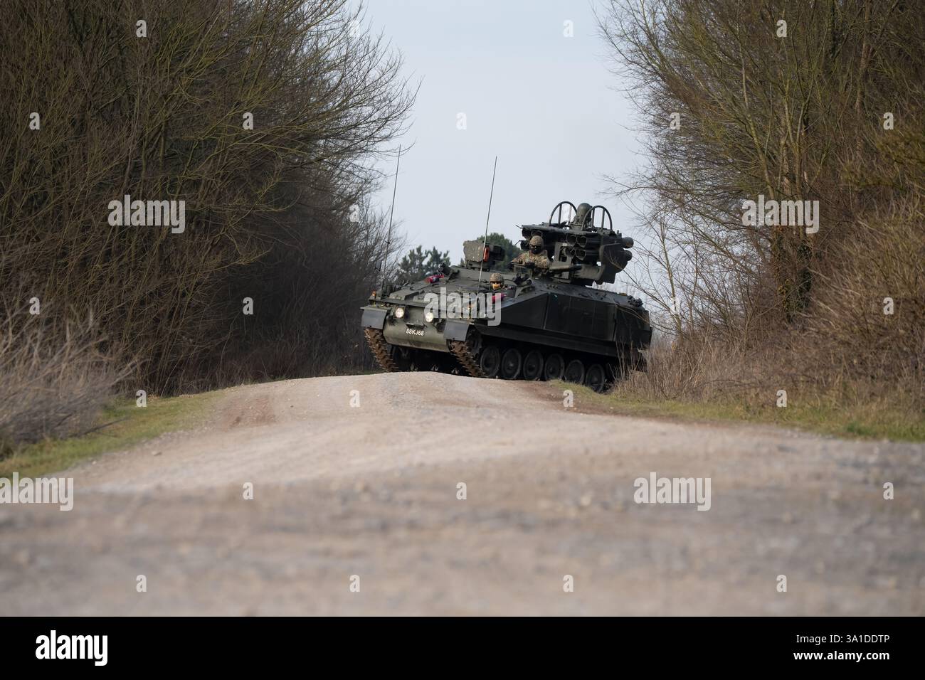 Close-up of a British Army Alvis Stormer Starstreak CVR-T tracked ...