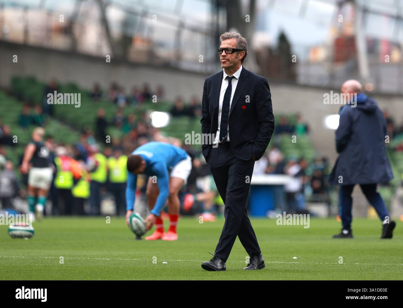 France head coach Fabien Galthie ahead of the Guinness Men's Six ...