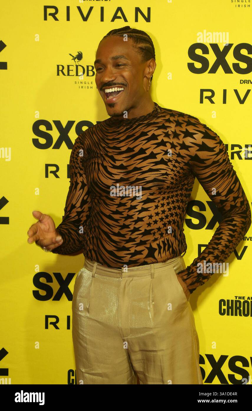 Dewayne Perkins arrives for the series world premiere of "The Studio ...