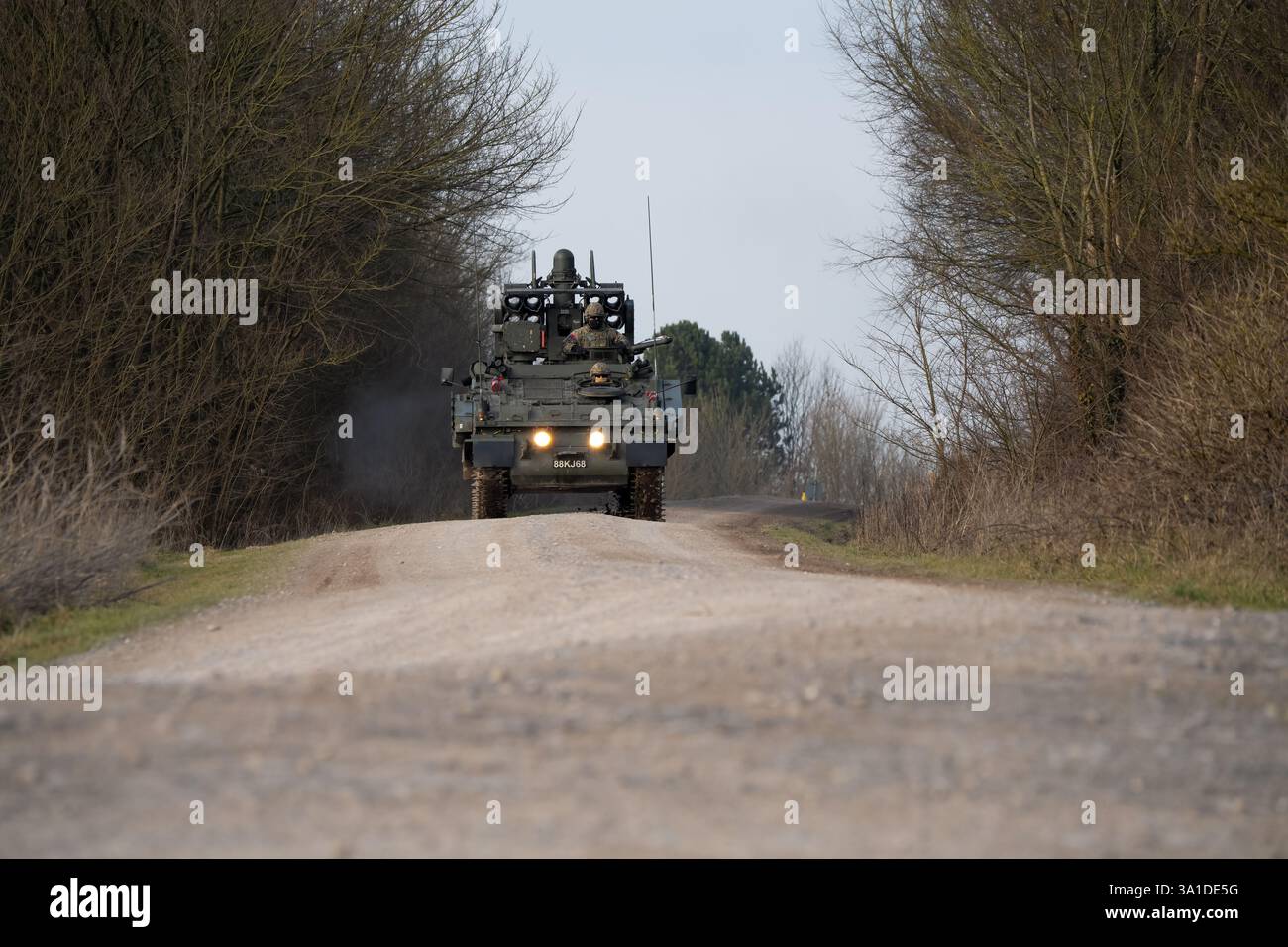 Close-up of a British Army Alvis Stormer Starstreak CVR-T tracked ...
