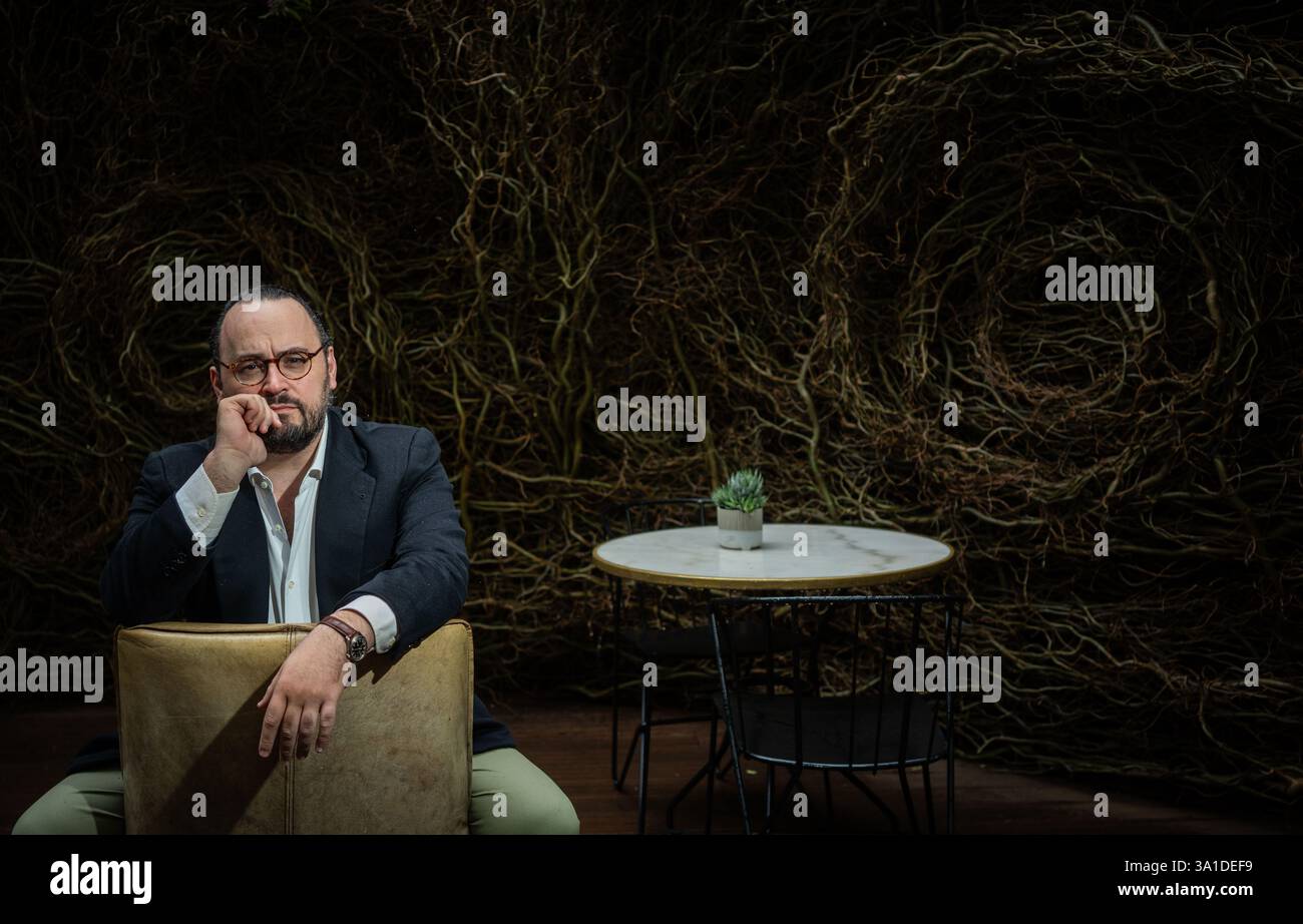 Madrid, 03/03/2025. Interview with the writer Ignacio Peyró, who ...