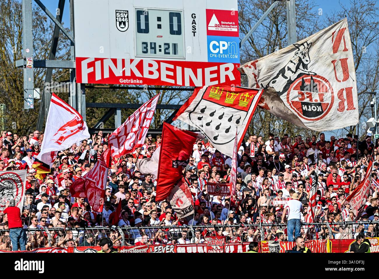 08.03.2025, Donaustadion, Ulm, GER, 2. BL, SSV Ulm 1846 vs 1. FC K?ln ...