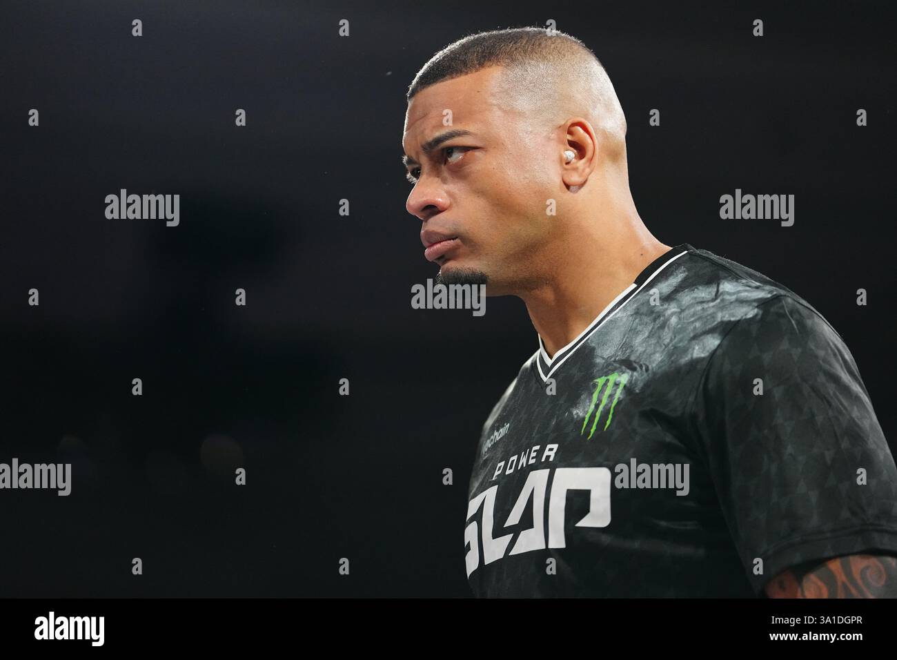 LAS VEGAS, NV - MARCH 7, 2025 : Wes Mena and Aaron Turner meet on the ...