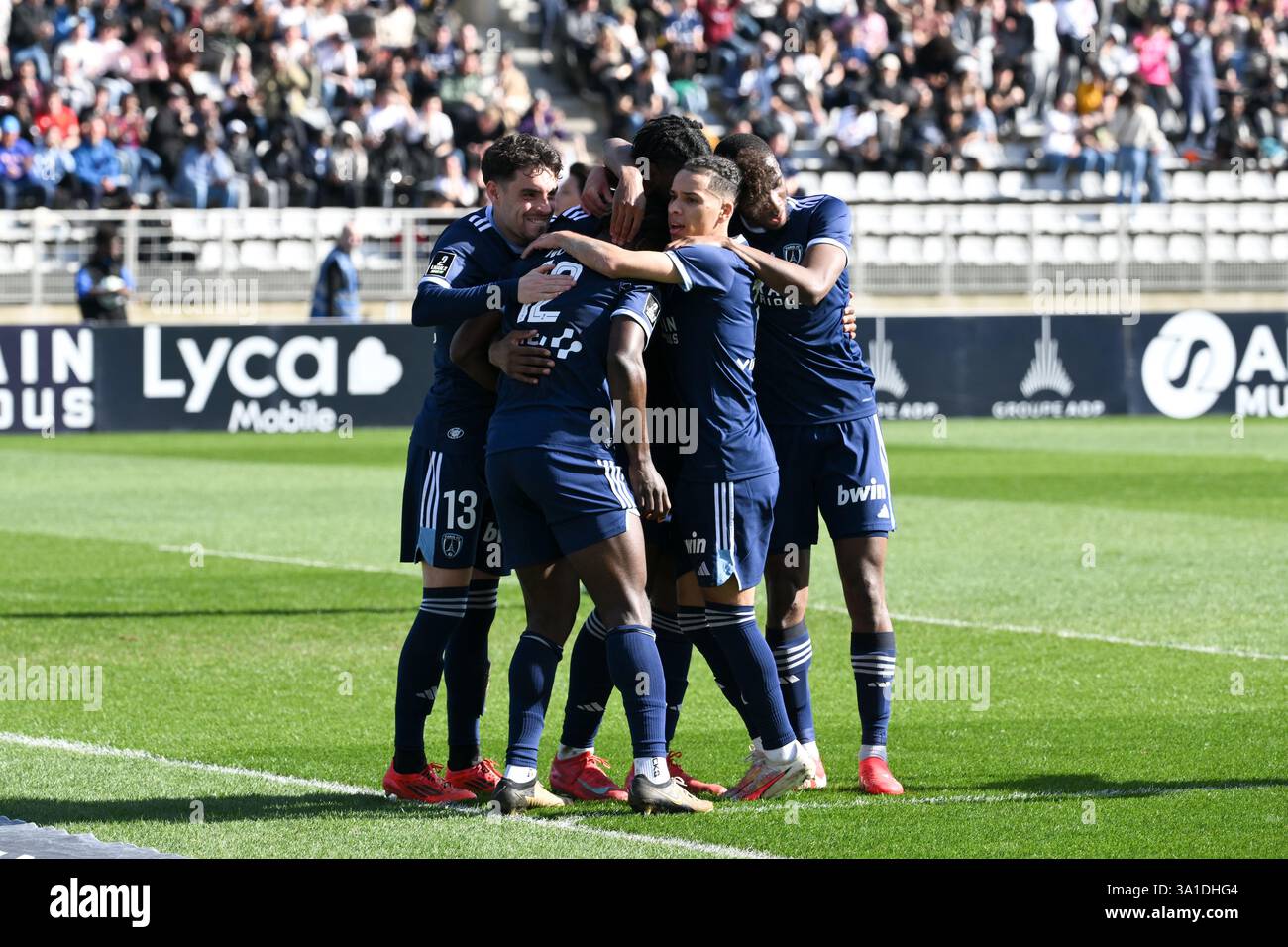 13 Mathieu CAFARO (pfc) - 10 Ilan KEBBAL (pfc) during the ligue 2 BKT ...