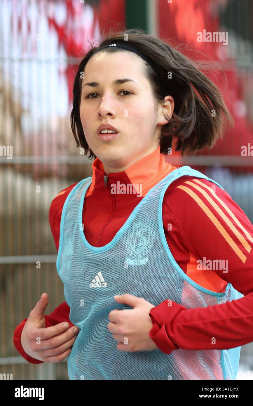Liege, Belgium. 08th Mar, 2025. Standard Pam Amorij pictured in action ...