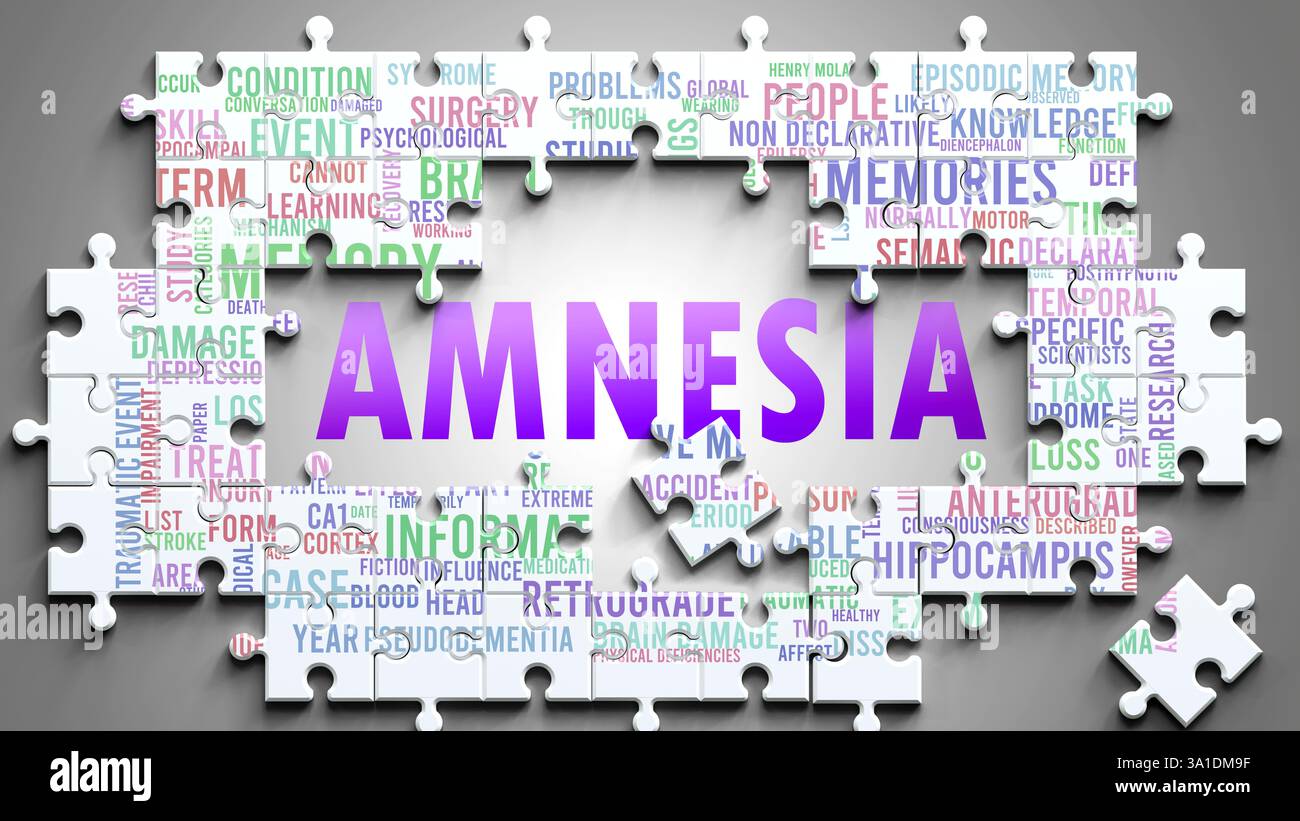 Amnesia as a complex subject hi-res stock photography and images - Alamy