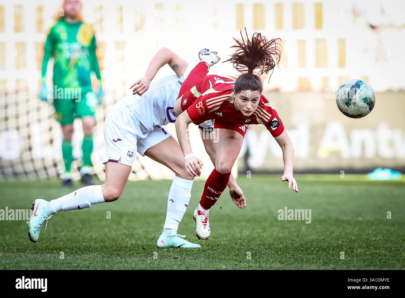 Standard Constance Brackman pictured in action during a female soccer ...