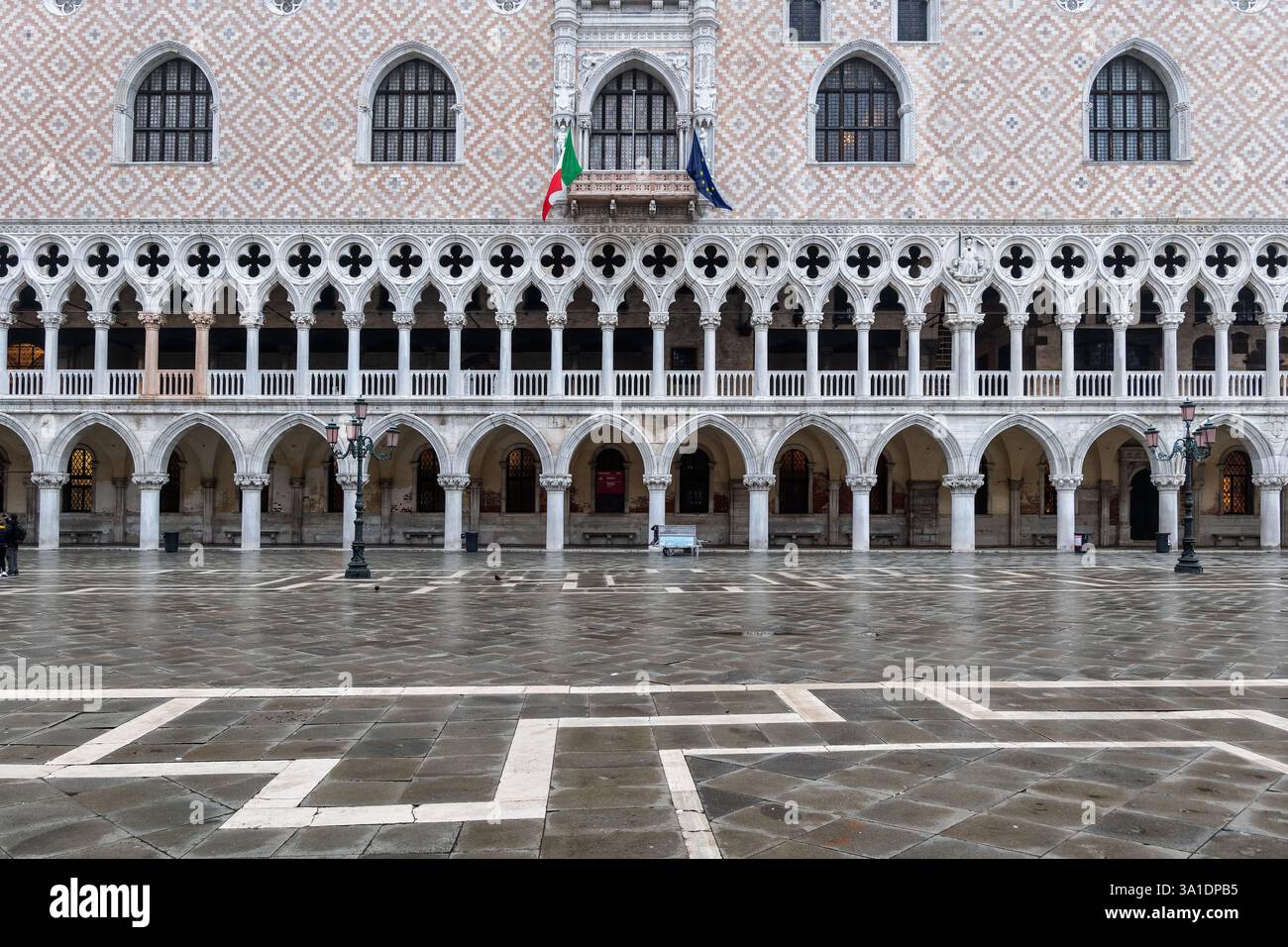 The Doge Palace (Palazzo Ducale) in city of Venice, Italy, Venetian ...