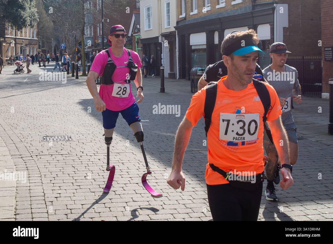 Windsor, Berkshire, UK. 8th March, 2025. Brave Paralympian Richard ...