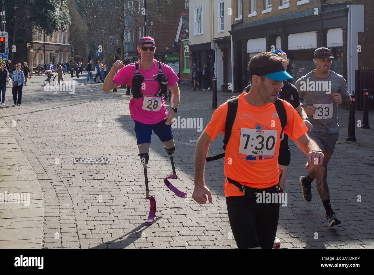 Windsor, Berkshire, UK. 8th March, 2025. Brave Paralympian Richard ...