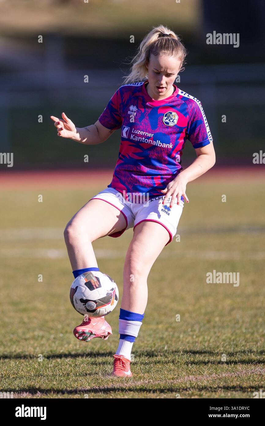 08.03.2025, Luzern, Hubelmatt, Women's Super League: FC Luzern - BSC YB ...