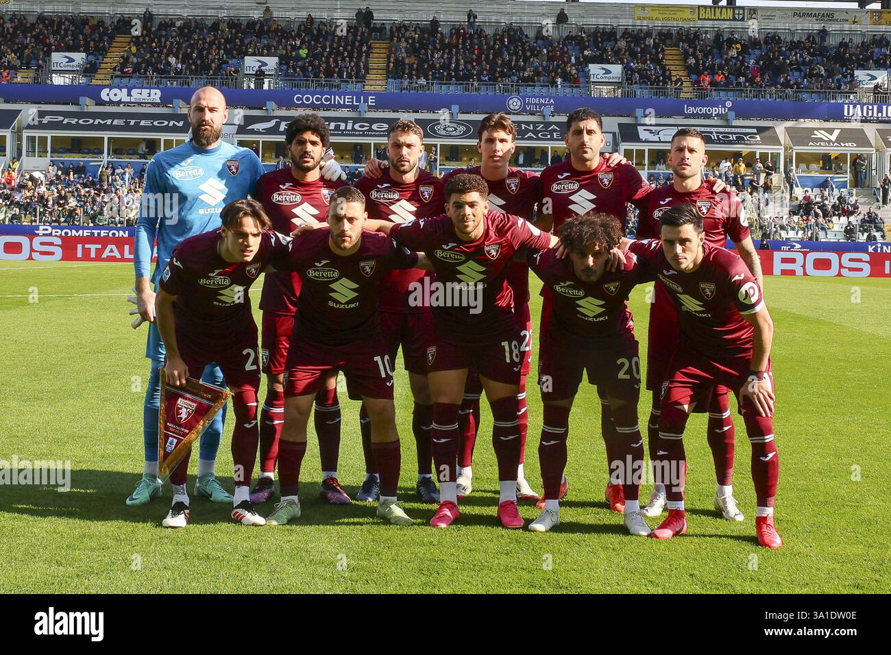 Parma, Italy. 08th Mar, 2025. Torino team photo during Parma Calcio vs ...