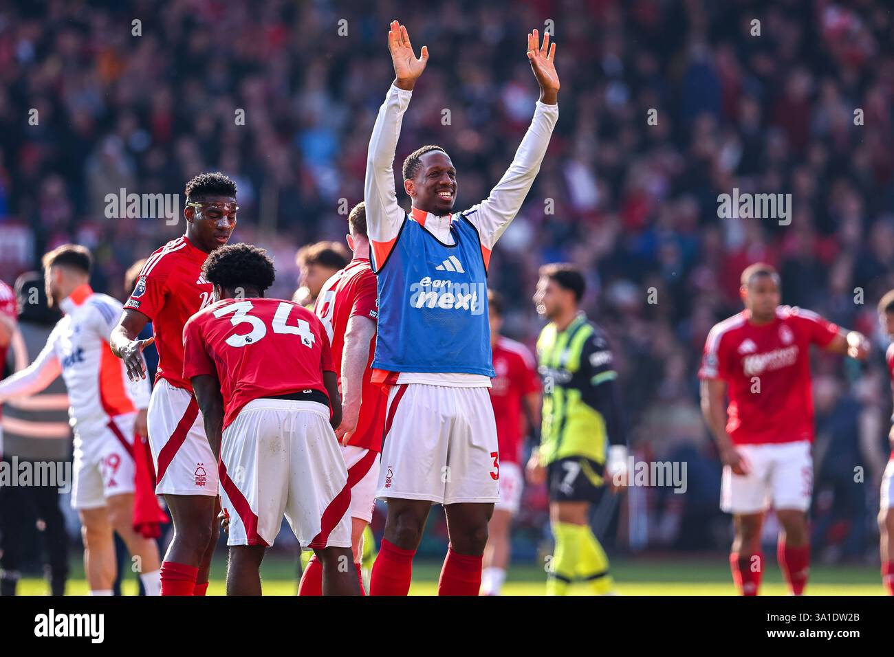 Nottingham, UK. 08th Mar, 2025. Willy Boly of Nottingham Forest ...
