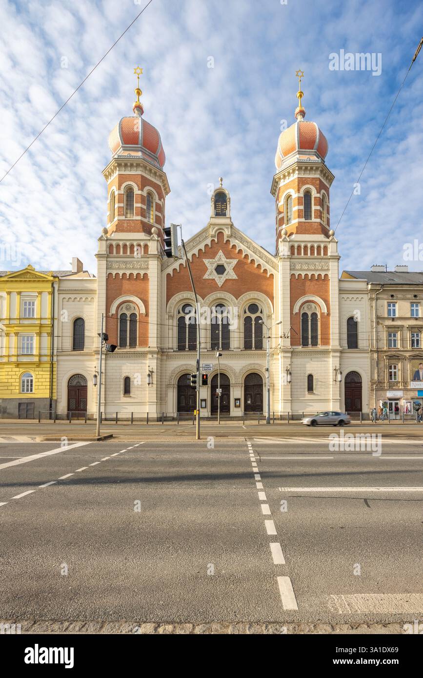 PILSEN, CZECH REPUBLIC - JANUARY 11, 2024: The Great Synagogue in ...