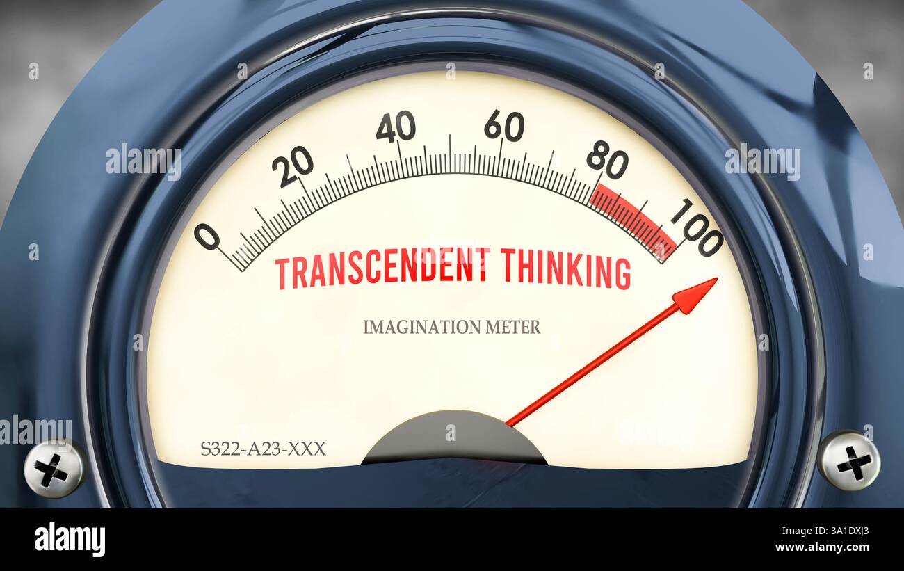 Transcendent Thinking and Imagination Meter that is hitting a full ...