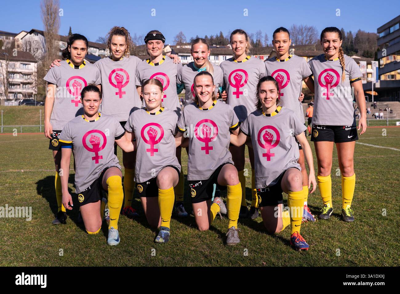 08.03.2025, Luzern, Hubelmatt, Women's Super League: FC Luzern - BSC YB ...