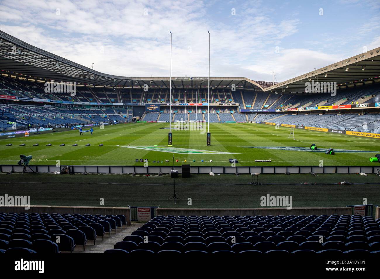 Edinburgh, UK. 8th March 2025; Murrayfield Stadium, Edinburgh, Scotland ...