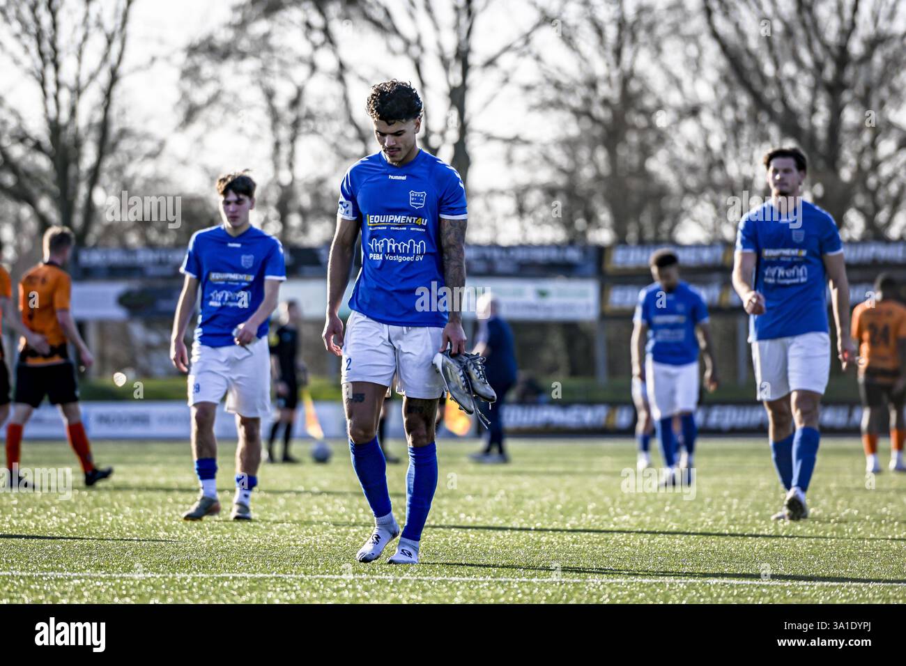 VEENENDAAL, 08-03-2025, Sportpark Panhuis, Dutch second division ...