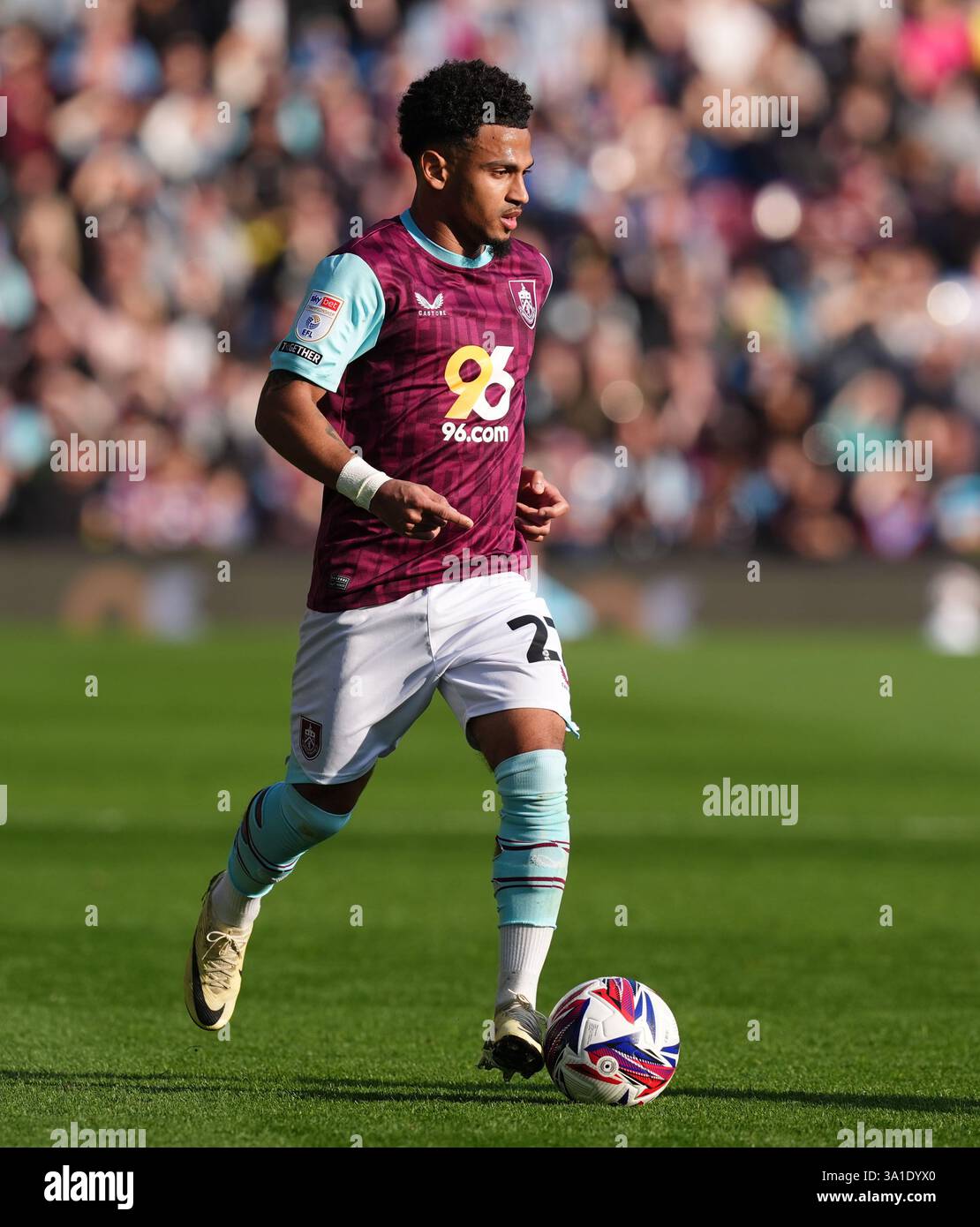 Burnley’s Marcus Edwards during the Sky Bet Championship match at Turf Moor, Burnley. Picture ...