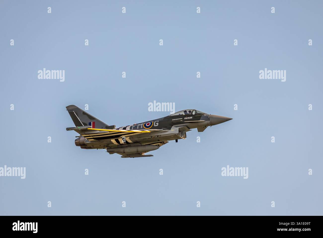 RAF Typhoon 'ZJ913', Duxford, Cambridgeshire, England, UK Stock Photo ...